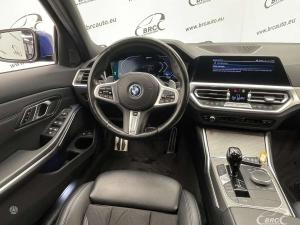 Blue BMW 330 2022 in Vilnius, with an engine capacity of 2.00 L and mileage of 186 thousand km for 22200 €, photo 16 on AUTOMOTO.COM.LV