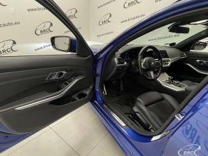 Blue BMW 330 2022 in Vilnius, with an engine capacity of 2.00 L and mileage of 186 thousand km for 22200 €, photo 21 on AUTOMOTO.COM.LV