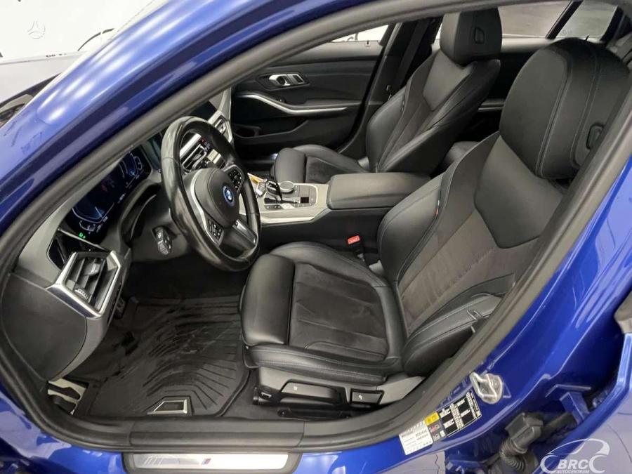 Blue BMW 330 2022 in Vilnius, with an engine capacity of 2.00 L and mileage of 186 thousand km for 22200 €, photo 23 on AUTOMOTO.COM.LV