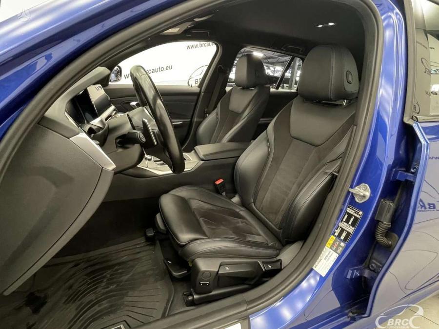 Blue BMW 330 2022 in Vilnius, with an engine capacity of 2.00 L and mileage of 186 thousand km for 22200 €, photo 25 on AUTOMOTO.COM.LV
