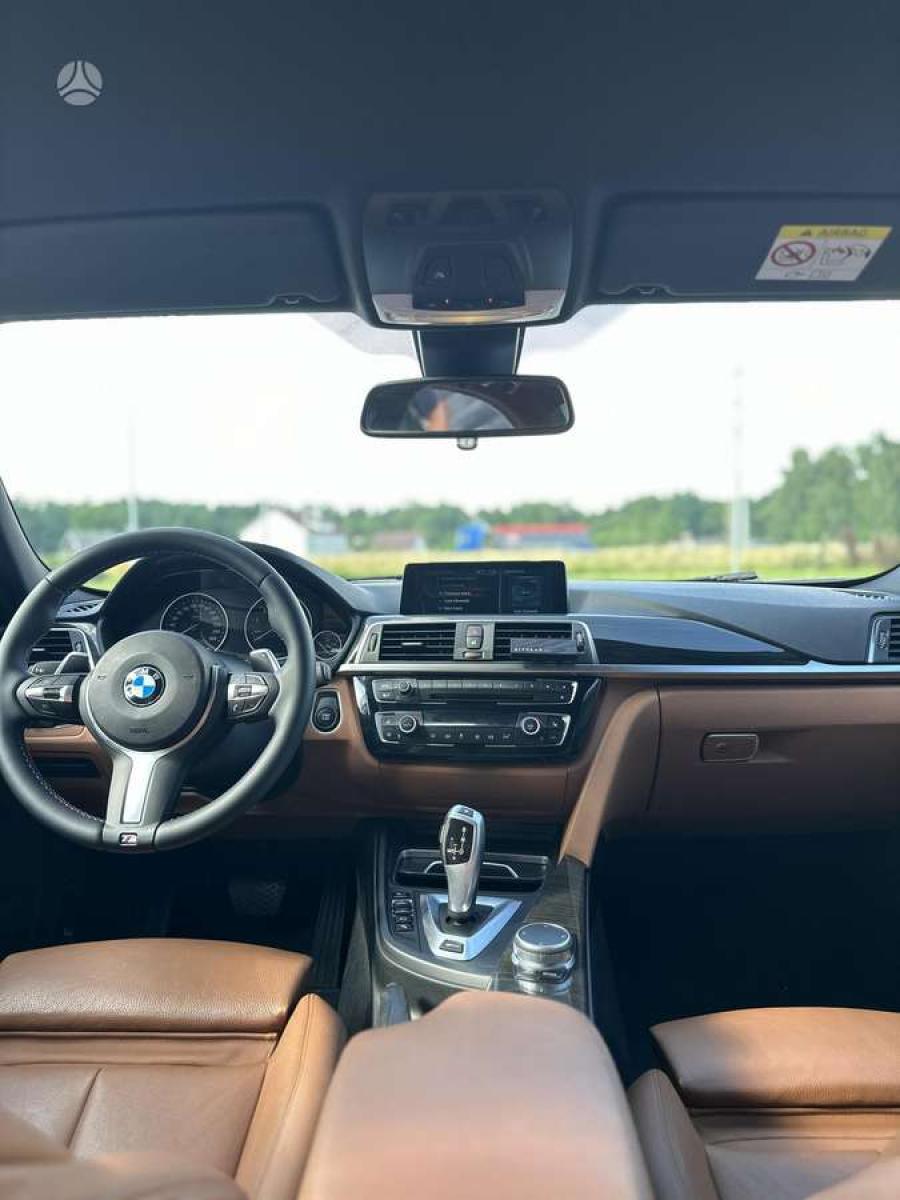 Brown BMW 330 2017 in Vilnius, with an engine capacity of 2.00 L and mileage of 223 thousand km for 13900 €, photo 14 on AUTOMOTO.COM.LV