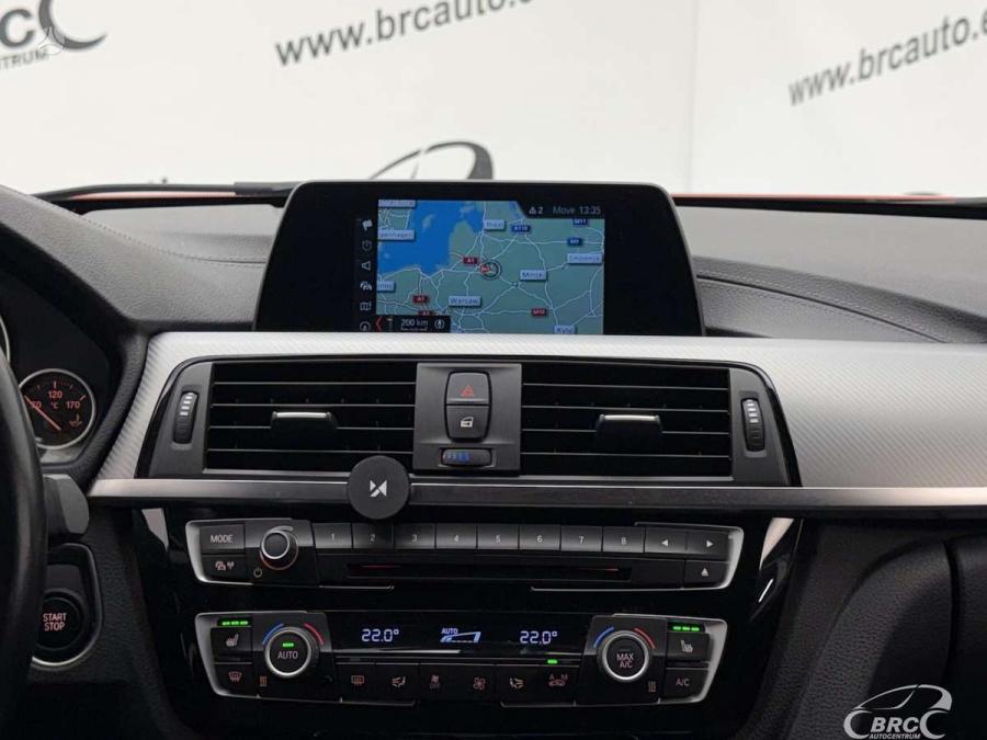 Brown BMW 330 2018 in Vilnius, with an engine capacity of 2.00 L and mileage of 129 thousand km for 14200 €, photo 17 on AUTOMOTO.COM.LV