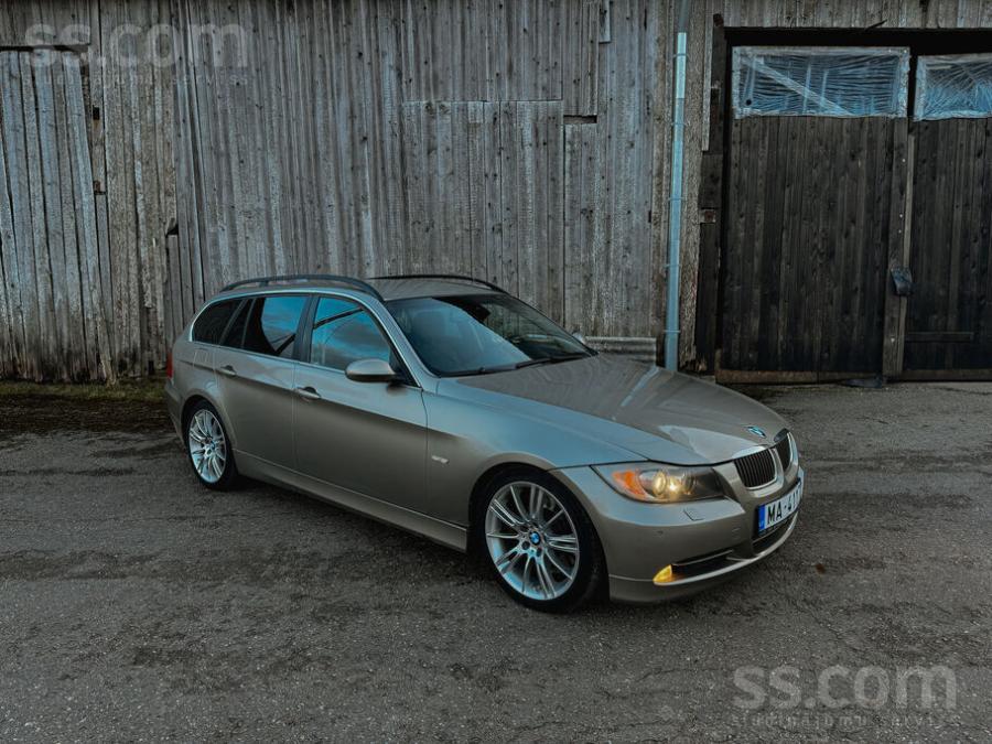 Brown BMW 330 2007 in Riga, with an engine capacity of 3.00 L and mileage of 415 thousand km for 4150 €, photo 2 on AUTOMOTO.COM.LV