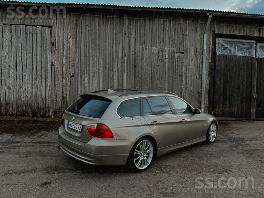 Brown BMW 330 2007 in Riga, with an engine capacity of 3.00 L and mileage of 415 thousand km for 4150 €, photo 3 on AUTOMOTO.COM.LV