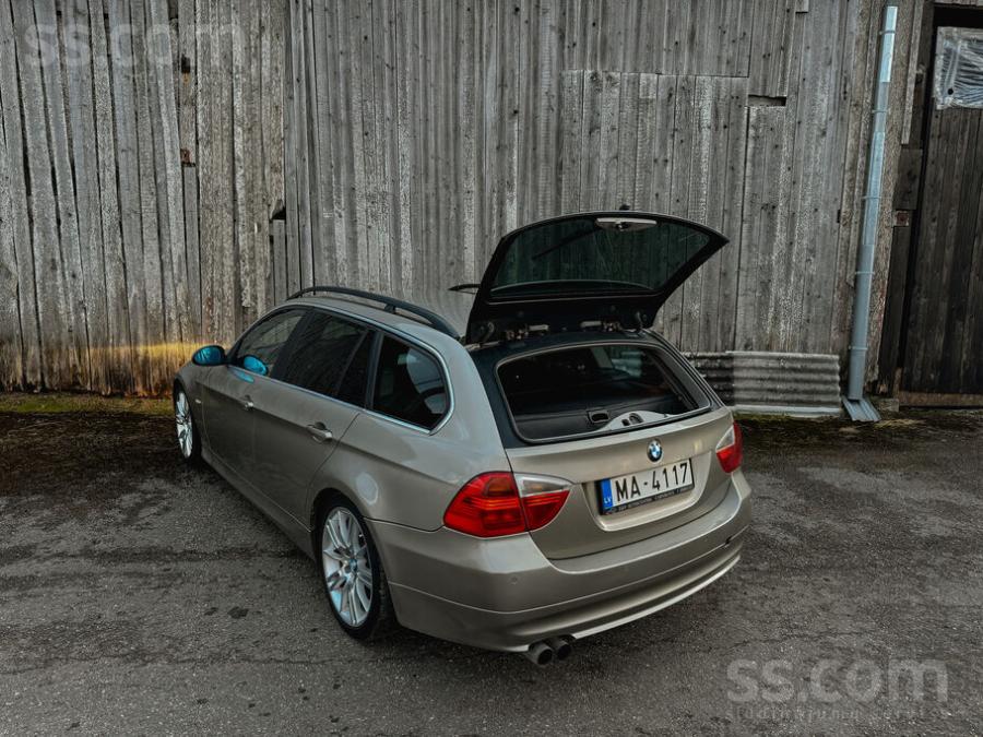 Brown BMW 330 2007 in Riga, with an engine capacity of 3.00 L and mileage of 415 thousand km for 4150 €, photo 6 on AUTOMOTO.COM.LV