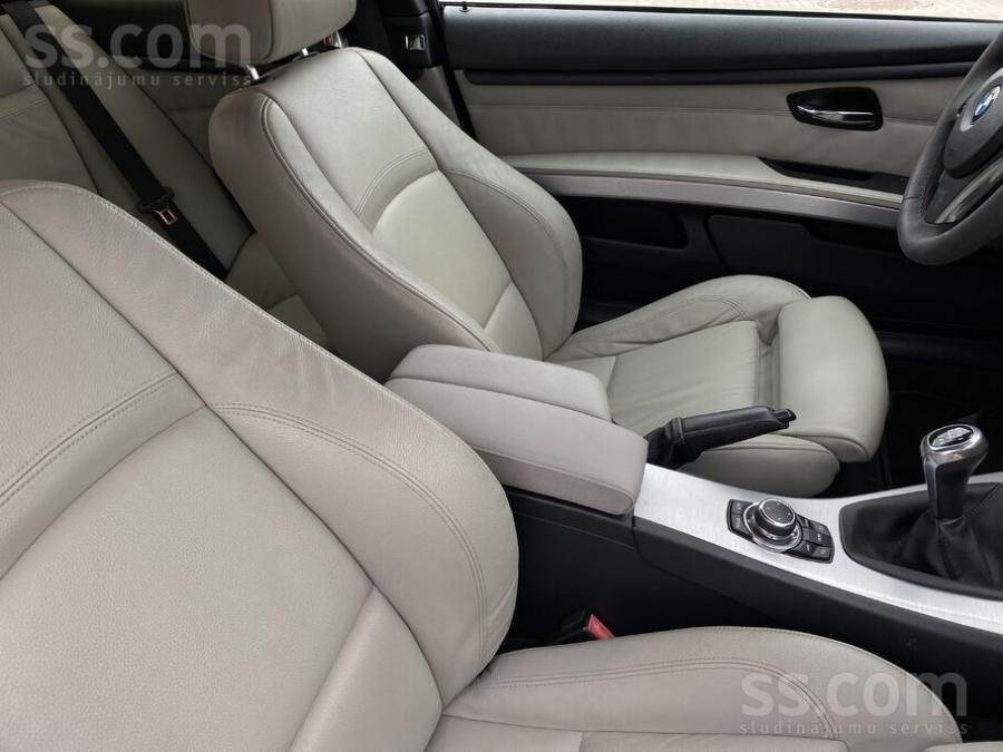 Green BMW 330 2009 in Jelgava, with an engine capacity of 3.00 L and mileage of 242 thousand km for 8550 €, photo 16 on AUTOMOTO.COM.LV