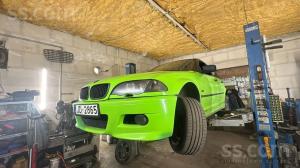 Green BMW 330 2000 in Riga, with an engine capacity of 3.00 L and mileage of 436 thousand km for 1800 €, photo 23 on AUTOMOTO.COM.LV
