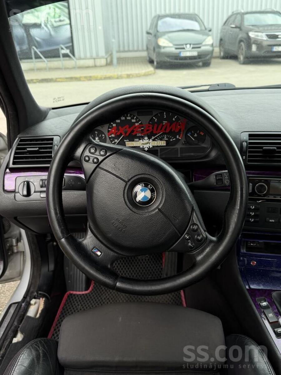 Grey BMW 330 2000 in Riga, with an engine capacity of 3.00 L and mileage of 326 thousand km for 6000 €, photo 10 on AUTOMOTO.COM.LV