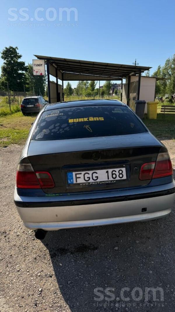 Pelēks BMW 330 2001 Liepāja, ar dzinēja tilpumu 3.00 L un nobraukumu 350 tūkst. km par 2350 €, foto 4 vietnē AUTOMOTO.COM.LV