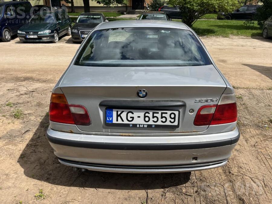 Grey BMW 330 2001 in Dobele, with an engine capacity of 3.00 L and mileage of 341 thousand km for 1500 €, photo 9 on AUTOMOTO.COM.LV