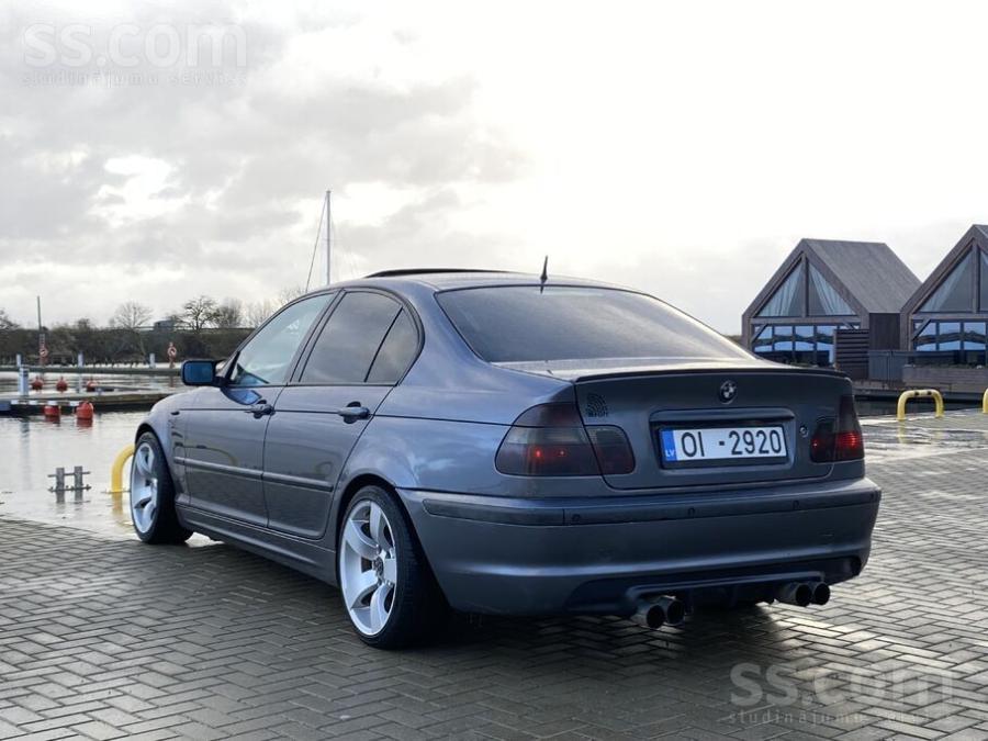 Grey BMW 330 2002 in Jurmala, with an engine capacity of 3.00 L and mileage of 470 thousand km for 3350 €, photo 10 on AUTOMOTO.COM.LV
