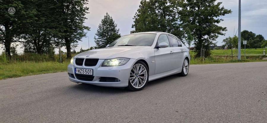 Pelēks BMW 330 2006 Viļņa, ar dzinēja tilpumu 2.99 L un nobraukumu 365 tūkst. km par 3999 €, foto 1 vietnē AUTOMOTO.COM.LV