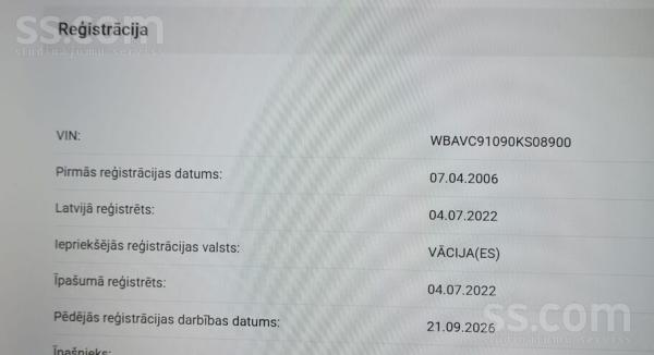 Pelēks BMW 330 2006 Aizkraukle, ar dzinēja tilpumu 3.00 L un nobraukumu 334 tūkst. km par 4100 €, foto 11 vietnē AUTOMOTO.COM.LV