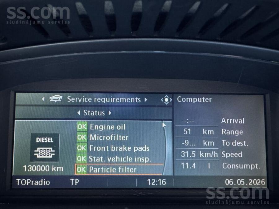 Pelēks BMW 330 2007 Rīga, ar dzinēja tilpumu 3.00 L un nobraukumu 369 tūkst. km par 4990 €, foto 13 vietnē AUTOMOTO.COM.LV