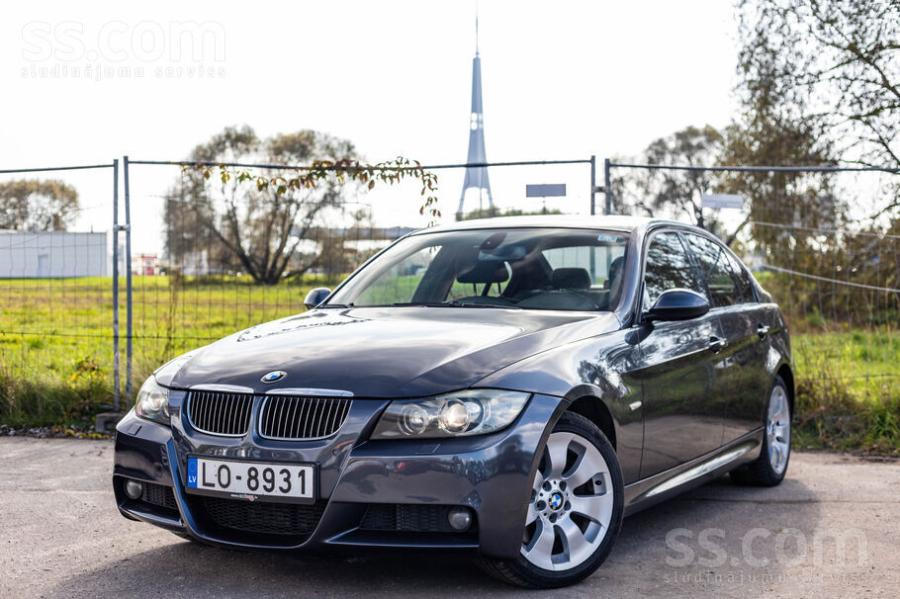 Grey BMW 330 2007 in Riga, with an engine capacity of 3.00 L and mileage of 388 thousand km for 5990 €, photo 1 on AUTOMOTO.COM.LV