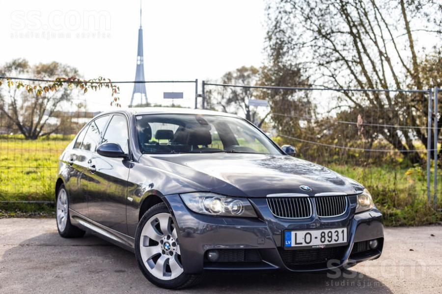Grey BMW 330 2007 in Riga, with an engine capacity of 3.00 L and mileage of 388 thousand km for 5990 €, photo 3 on AUTOMOTO.COM.LV