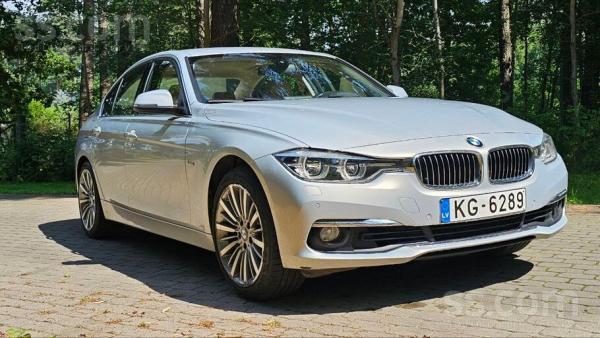 Grey BMW 330 2016 in Riga, with an engine capacity of 2.00 L and mileage of 75 thousand km for 18000 €, photo 1 on AUTOMOTO.COM.LV