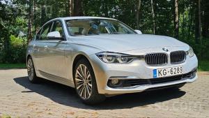 Grey BMW 330 2016 in Riga, with an engine capacity of 2.00 L and mileage of 75 thousand km for 18000 €, photo  on AUTOMOTO.COM.LV