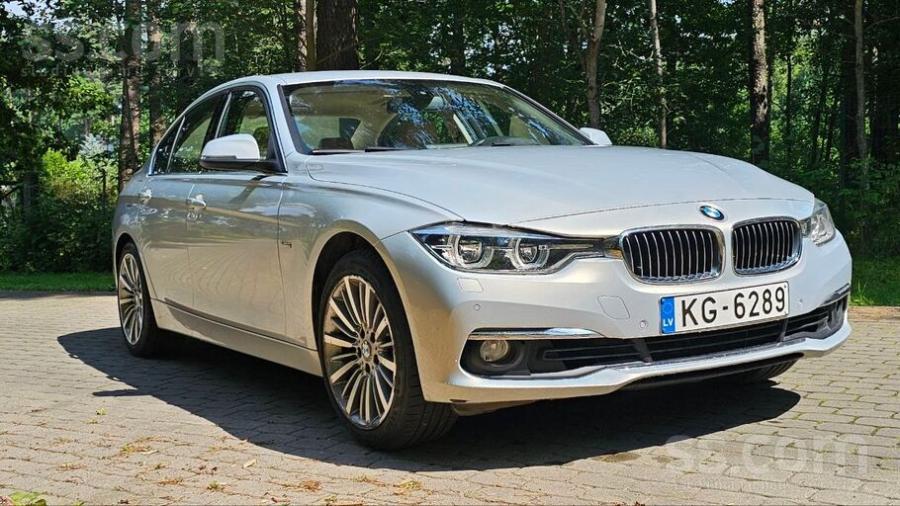 Grey BMW 330 2016 in Riga, with an engine capacity of 2.00 L and mileage of 75 thousand km for 18000 €, photo 1 on AUTOMOTO.COM.LV