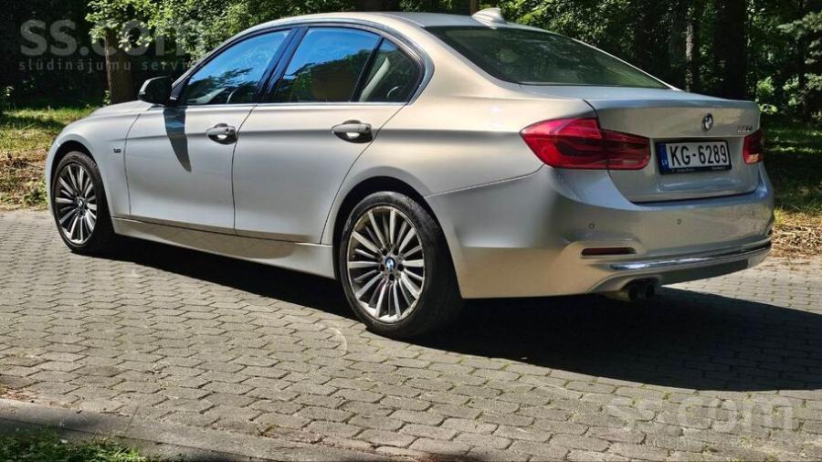 Grey BMW 330 2016 in Riga, with an engine capacity of 2.00 L and mileage of 75 thousand km for 18000 €, photo 4 on AUTOMOTO.COM.LV