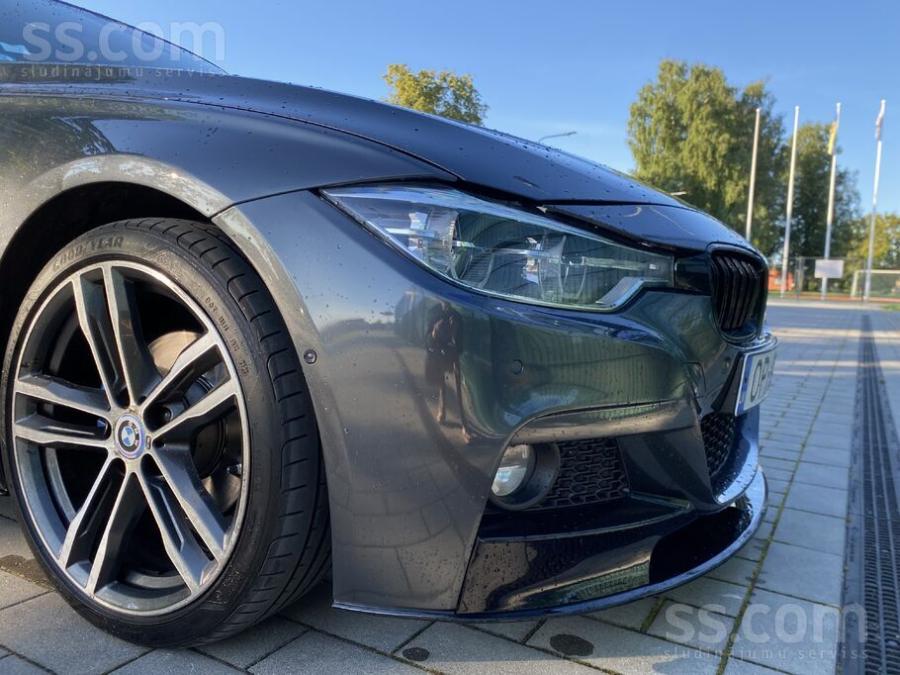 Grey BMW 330 2016 in Jelgava, with an engine capacity of 2.00 L and mileage of 140 thousand km for 16900 €, photo 5 on AUTOMOTO.COM.LV
