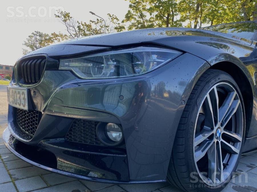 Grey BMW 330 2016 in Jelgava, with an engine capacity of 2.00 L and mileage of 140 thousand km for 16900 €, photo 6 on AUTOMOTO.COM.LV