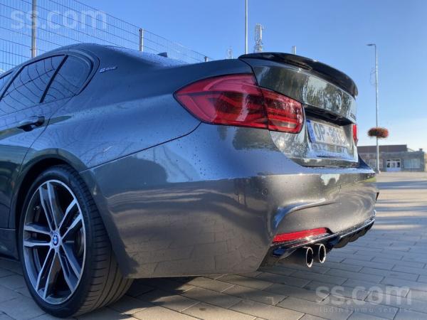 Grey BMW 330 2016 in Jelgava, with an engine capacity of 2.00 L and mileage of 140 thousand km for 16900 €, photo 9 on AUTOMOTO.COM.LV