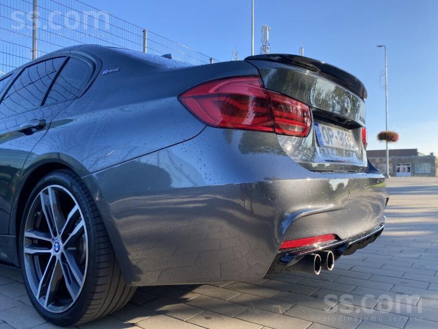 Grey BMW 330 2016 in Jelgava, with an engine capacity of 2.00 L and mileage of 140 thousand km for 16900 €, photo 10 on AUTOMOTO.COM.LV