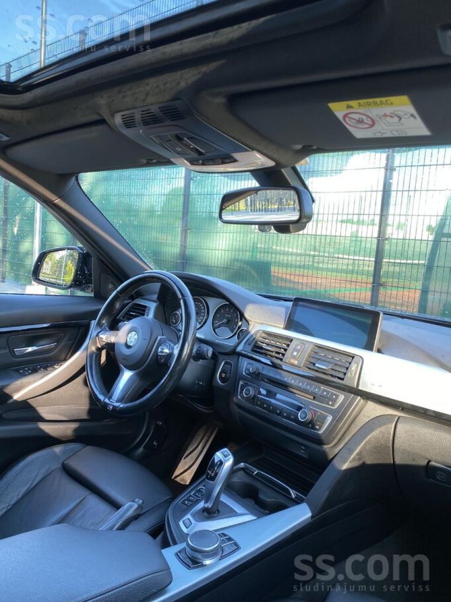 Grey BMW 330 2016 in Jelgava, with an engine capacity of 2.00 L and mileage of 140 thousand km for 16900 €, photo 24 on AUTOMOTO.COM.LV