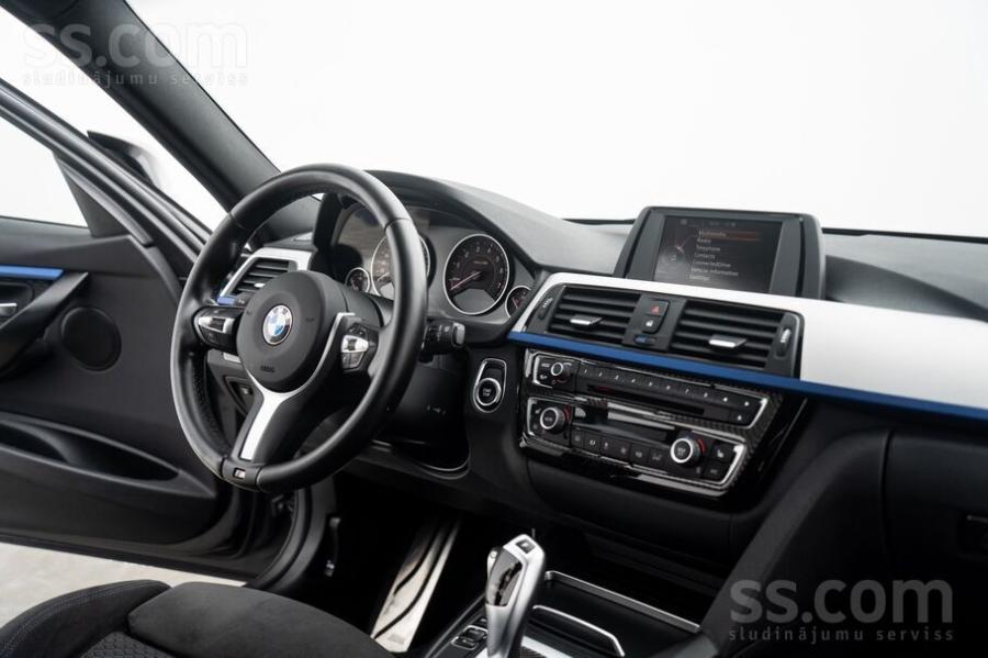 Grey BMW 330 2016 in Tallinn, with an engine capacity of 2.00 L and mileage of 155 thousand km for 16999 €, photo 14 on AUTOMOTO.COM.LV