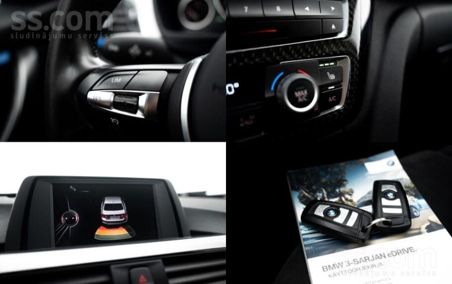 Grey BMW 330 2016 in Tallinn, with an engine capacity of 2.00 L and mileage of 155 thousand km for 16999 €, photo 15 on AUTOMOTO.COM.LV