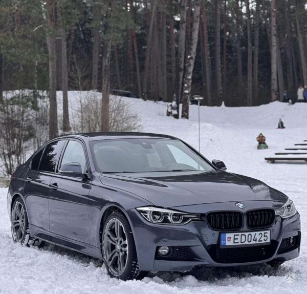 Grey BMW 330 2017 in Vilnius, with an engine capacity of 2.00 L and mileage of 164 thousand km for 15500 €, photo 1 on AUTOMOTO.COM.LV