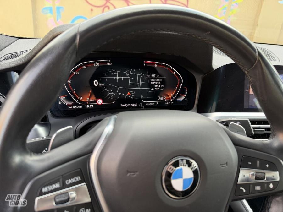 Pelēks BMW 330 2019 Viļņa, ar dzinēja tilpumu 2.00 L un nobraukumu 20 tūkst. km par 25400 €, foto 10 vietnē AUTOMOTO.COM.LV