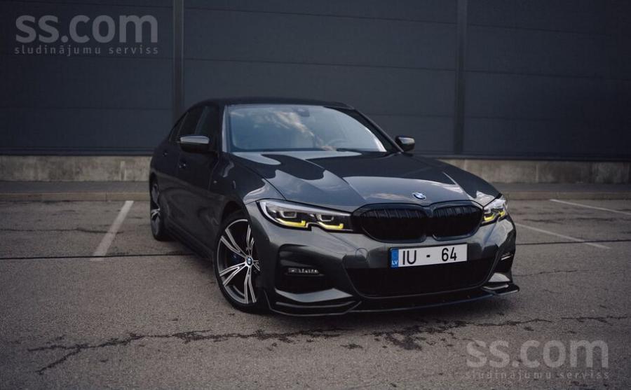 Grey BMW 330 2019 in Riga, with an engine capacity of 2.00 L and mileage of 175 thousand km for 25400 €, photo 1 on AUTOMOTO.COM.LV