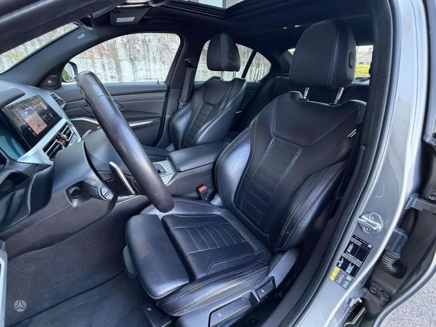 Grey BMW 330 2019 in Vilnius, with an engine capacity of 2.00 L and mileage of 85 thousand km for 27500 €, photo 15 on AUTOMOTO.COM.LV
