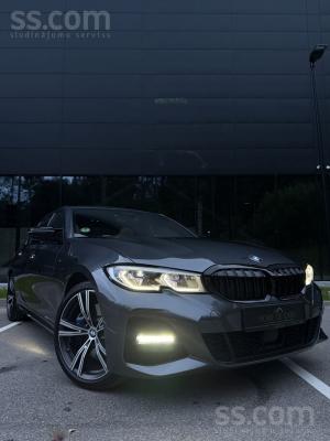 Grey BMW 330 2020 in Riga, with an engine capacity of 2.00 L and mileage of 104 thousand km for 28000 €, photo  on AUTOMOTO.COM.LV