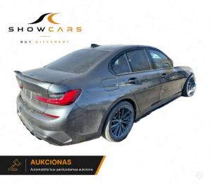 Grey BMW 330 2021 in Klaipeda, with an engine capacity of 2.00 L and mileage of 62 thousand km for 15400 €, photo  on AUTOMOTO.COM.LV