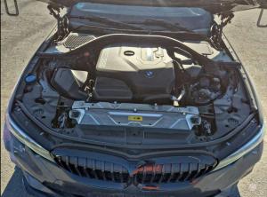 Grey BMW 330 2021 in Klaipeda, with an engine capacity of 2.00 L and mileage of 62 thousand km for 15400 €, photo 9 on AUTOMOTO.COM.LV
