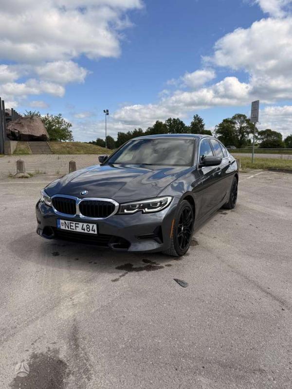 Grey BMW 330 2022 in Siauliai, with an engine capacity of 2.00 L and mileage of 67 thousand km for 24999 €, photo 1 on AUTOMOTO.COM.LV
