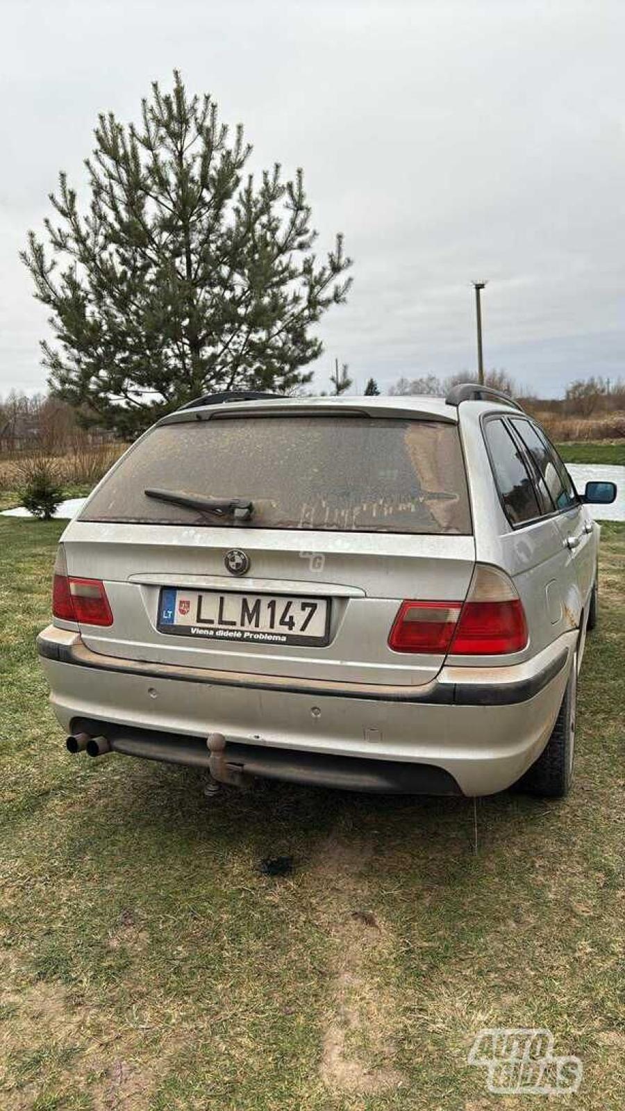 Grey BMW 330 2002 in Alytus, with an engine capacity of 3.00 L and mileage of 430 thousand km for 1850 €, photo 5 on AUTOMOTO.COM.LV