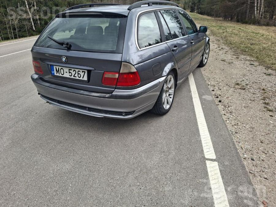 Grey BMW 330 2003 in Tukums, with an engine capacity of 3.00 L and mileage of 456 thousand km for 2500 €, photo 6 on AUTOMOTO.COM.LV