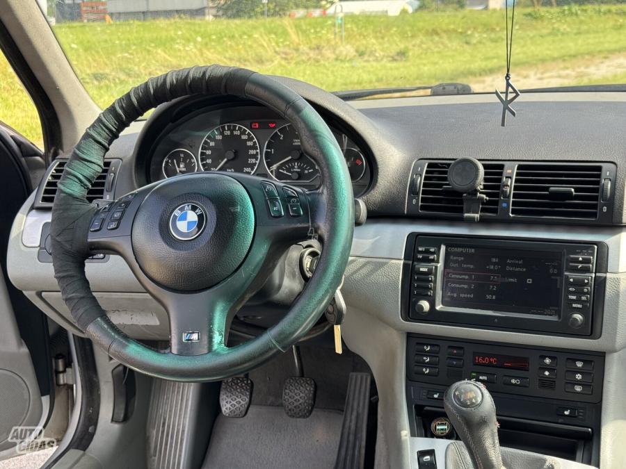 Grey BMW 330 2004 in Kaunas, with an engine capacity of 3.00 L and mileage of 399 thousand km for 1950 €, photo 7 on AUTOMOTO.COM.LV
