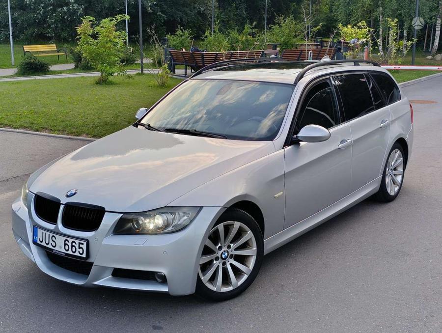 Grey BMW 330 2007 in Vilnius, with an engine capacity of 3.00 L and mileage of 351 thousand km for 3900 €, photo 35 on AUTOMOTO.COM.LV