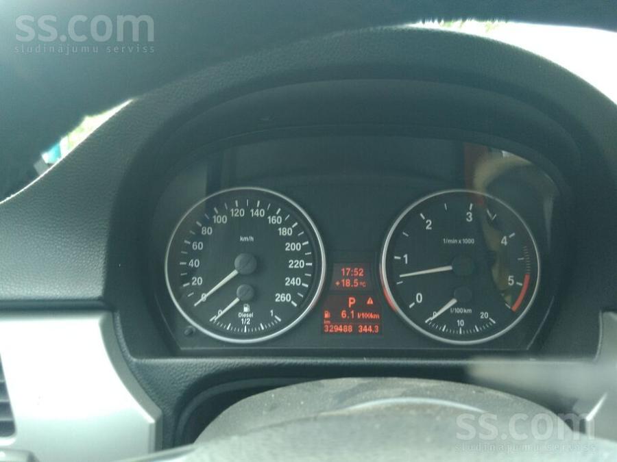 Grey BMW 330 2008 in Riga, with an engine capacity of 3.00 L and mileage of 346 thousand km for 6250 €, photo 16 on AUTOMOTO.COM.LV