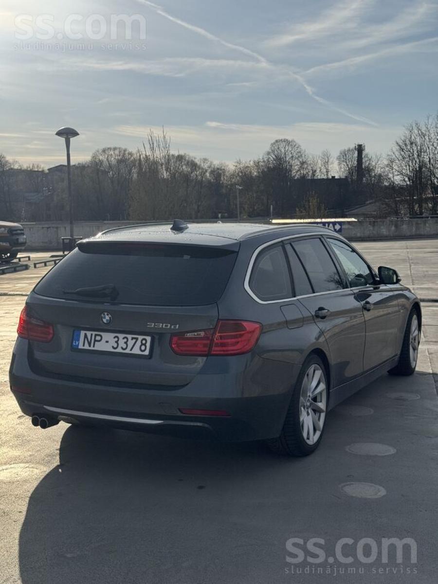 Grey BMW 330 2013 in Riga, with an engine capacity of 3.00 L and mileage of 312 thousand km for 8100 €, photo 6 on AUTOMOTO.COM.LV