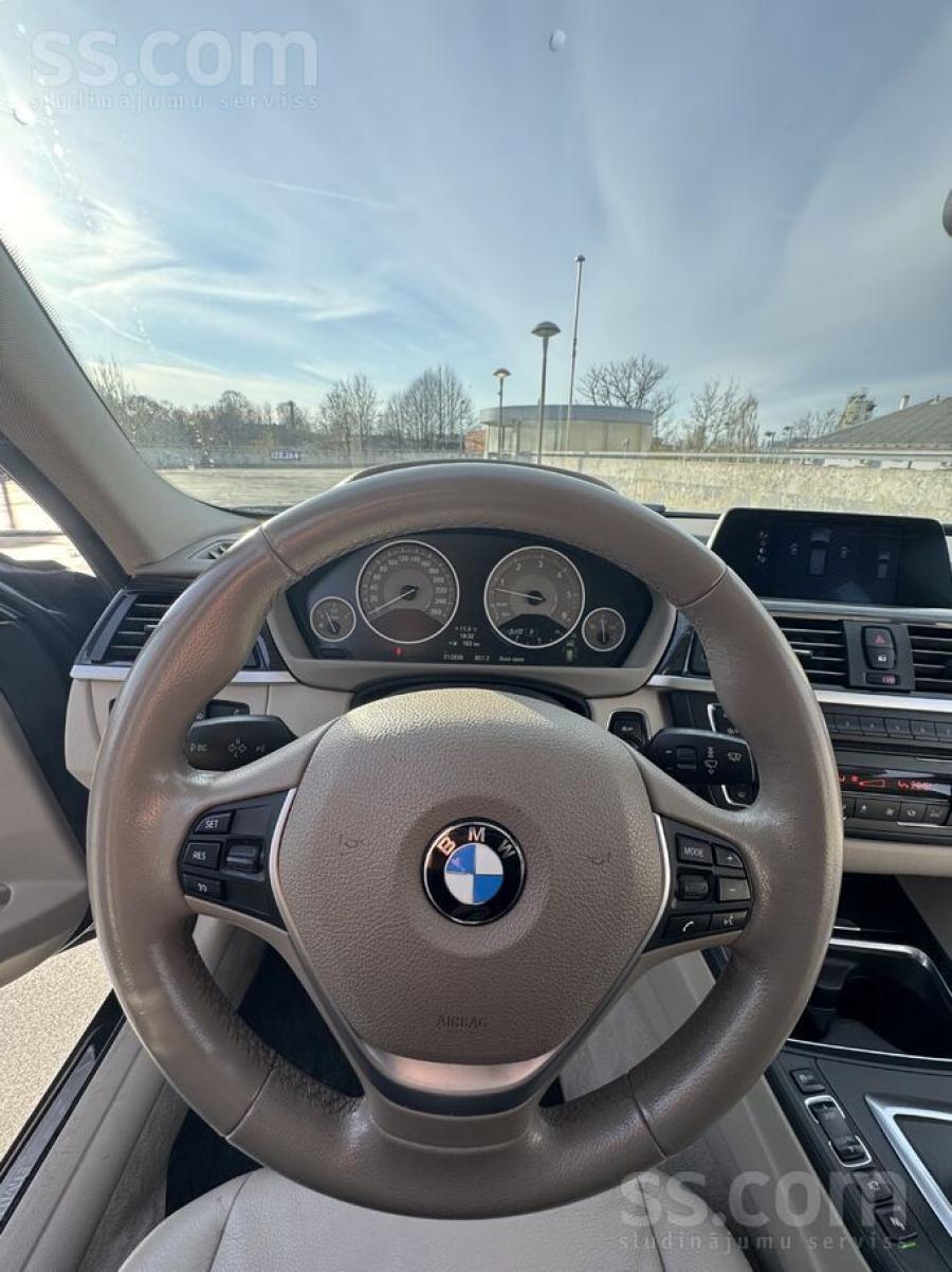 Grey BMW 330 2013 in Riga, with an engine capacity of 3.00 L and mileage of 312 thousand km for 8100 €, photo 12 on AUTOMOTO.COM.LV