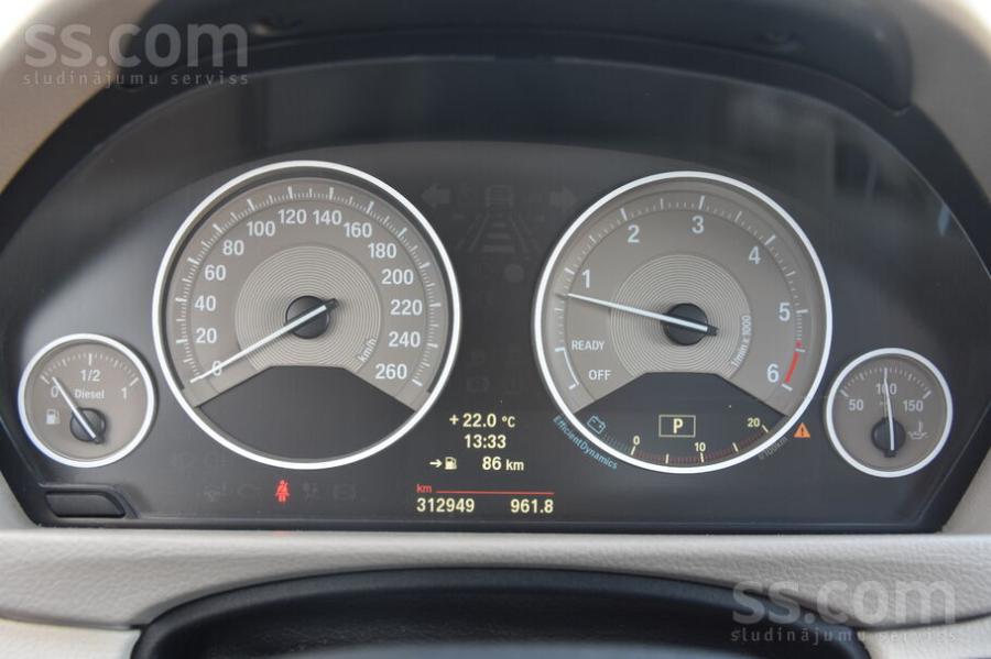 Grey BMW 330 2013 in Riga, with an engine capacity of 3.00 L and mileage of 0 thousand km for 7990 €, photo 22 on AUTOMOTO.COM.LV