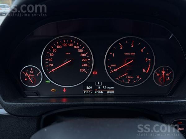Grey BMW 330 2013 in Riga, with an engine capacity of 3.00 L and mileage of 273 thousand km for 9000 €, photo 9 on AUTOMOTO.COM.LV