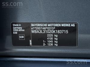 Pelēks BMW 330 2014 Jūrmala, ar dzinēja tilpumu 3.00 L un nobraukumu 0 tūkst. km par 9800 €, foto 24 vietnē AUTOMOTO.COM.LV