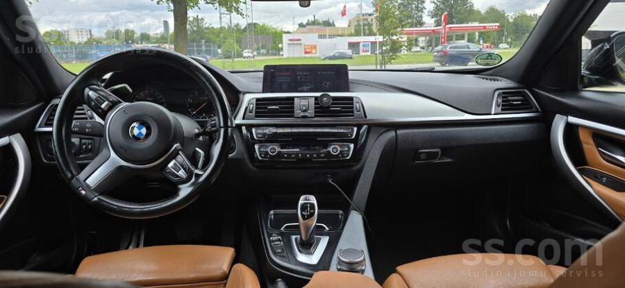 Grey BMW 330 2018 in Riga, with an engine capacity of 3.00 L and mileage of 256 thousand km for 16200 €, photo 7 on AUTOMOTO.COM.LV